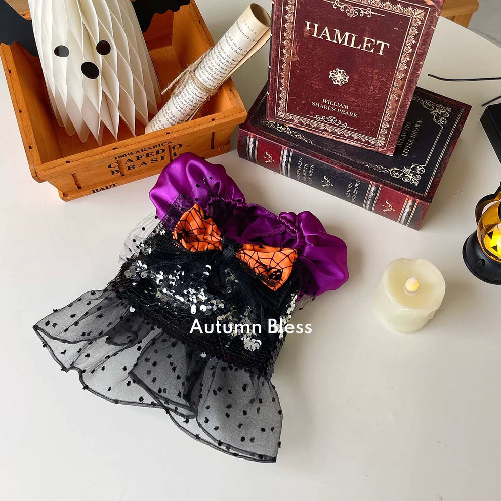 Autumn Bless ハロウィンスパークルウィッチドレス＆ハットセット